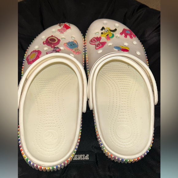 CROCS | Shoes | Rainbow Crocs With Jibbs | Poshmark